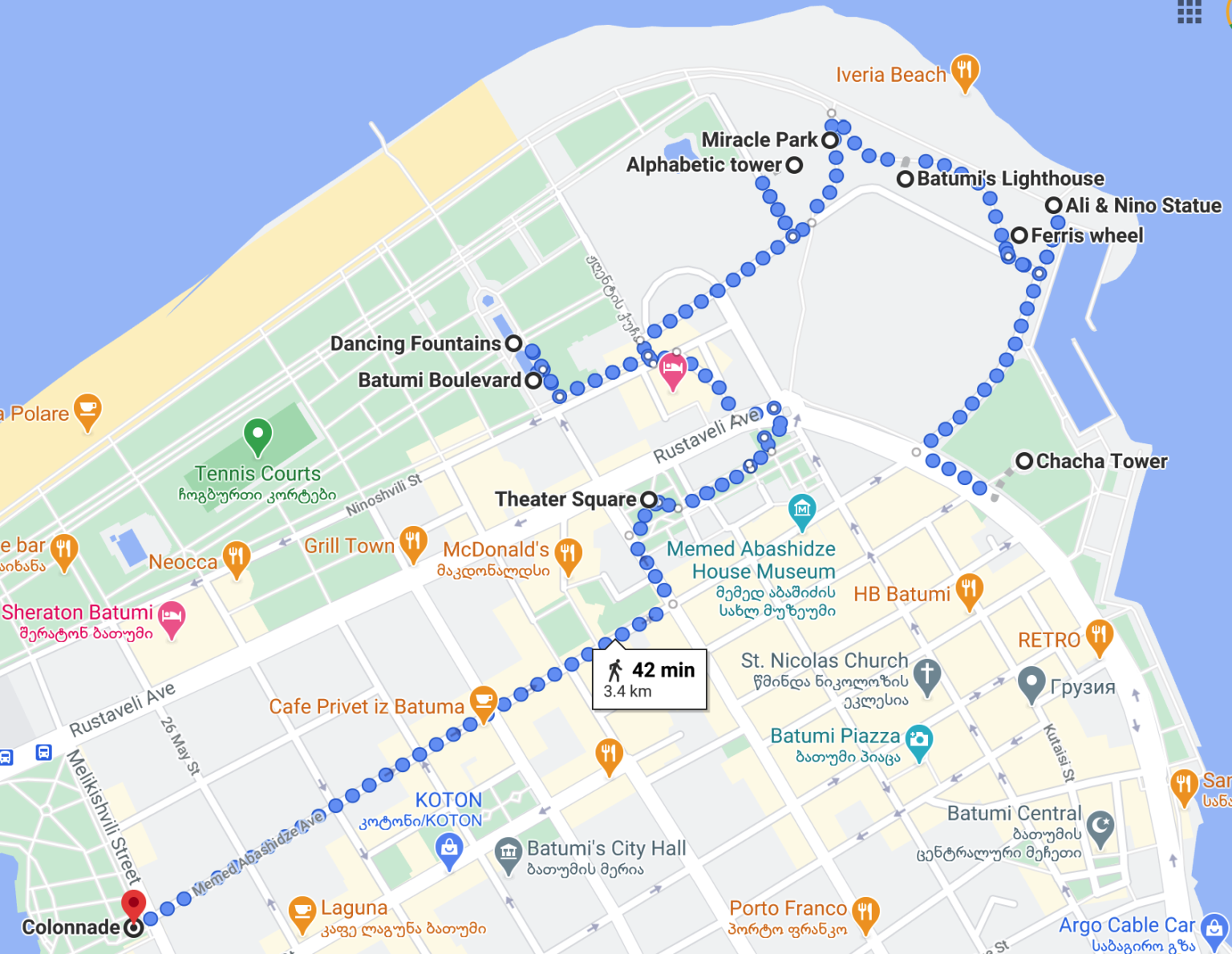 Batumi in Georgia, The Las Vegas of the Black Sea - Hop On My Journey