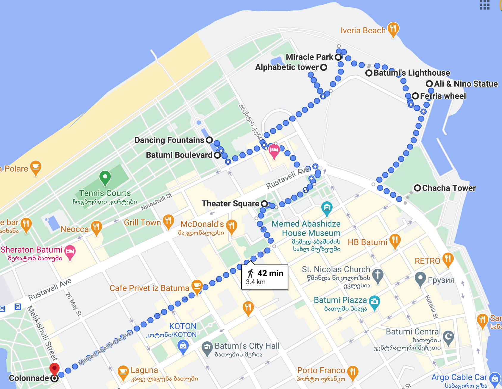 Batumi in Georgia, The Las Vegas of the Black Sea - Hop On My Journey