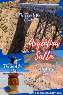 Argentina - The town of Salta - The Hill of Seven Colors, The Train to ...